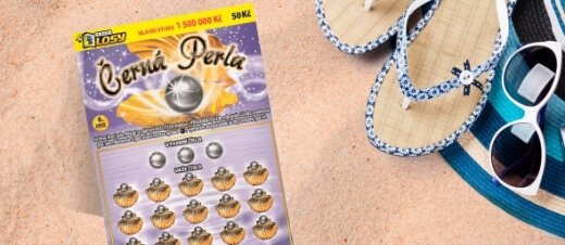 Stírací los Černá Perla🦪 » vyhraj až 15 milionů | LoterieTikety.cz